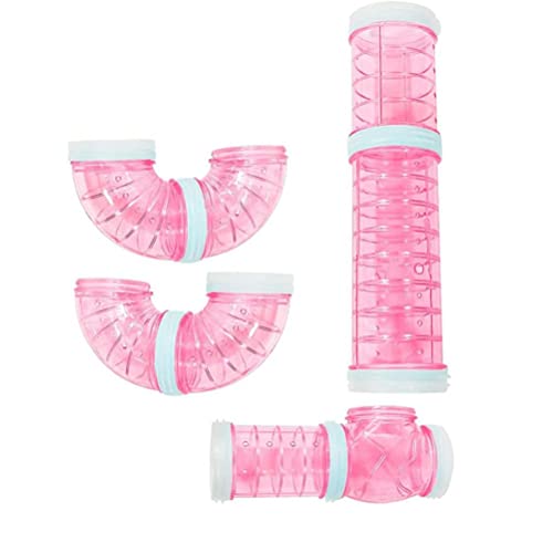 Hamster Tubes Set, Transparent Hamster Tunnel, DIY Hamster Toy Tunnel ...