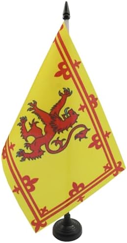 Amazon.com: Kingdom of Scotland Table Flag 5'' x 8'' - Royal Scottich ...