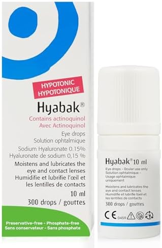 Thea Hyabak Eye Drops - Soothing Hyaluronic Acid for Dry Eyes