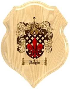 Amazon.com: Halpin Coat of Arms Plaque / Family Crest Plaque : Home ...