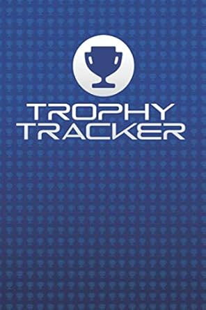 Trophy Tracker: A Spreadsheet Notebook Trophy Tracker For Video Game ...