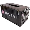 Amazon.com: Shipping Container Tissue Box Cover – Sturdy All-Metal ...