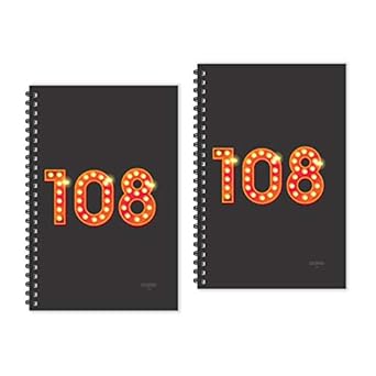 ESCAPER Number 108 - Numeric Diary (Ruled - A5 Size - 8.5 x 5.5 inches ...