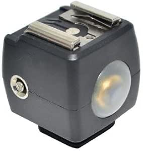 Amazon.com : Optical Flash Slave Trigger Hot Shoe Sync Adapter With PC Socket & Sensor For Canon ...