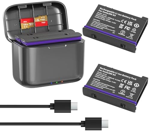 Amazon.com : Rszfnjxry Fast Charge Hub with Batteries(2 Packs ...