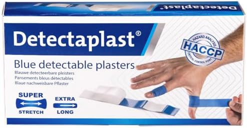 Amazon.com: Detectaplast plasters Waterproof Elastic, Blue Wound ...