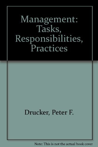 Buy Management: Tasks, Responsibilities, Practices Book Online at Low ...
