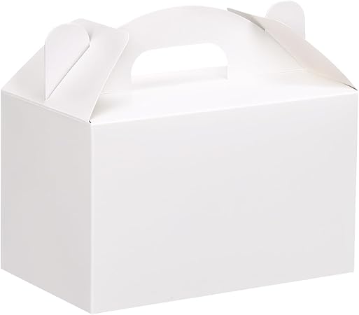 Amazon.com: Moretoes 48 Pack White Party Favor Treat Boxes, 6x3.5x3.5 ...