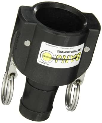 Banjo 100C Polypropylene Grooved Connector 1.5" Female Coupler x Hose ...