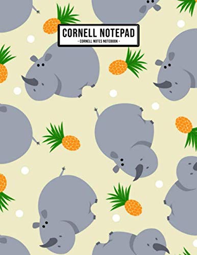 Rhino Cornell Notepad: Cornell Method Notebook | Cornell Style Notepad ...
