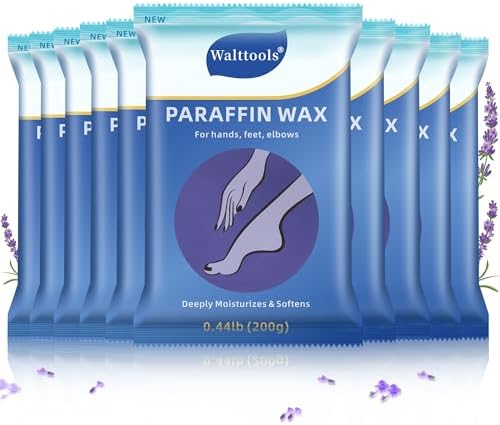 Amazon.com : Walttools Paraffin Wax Refills, 10 Packs Lavender Paraffin ...