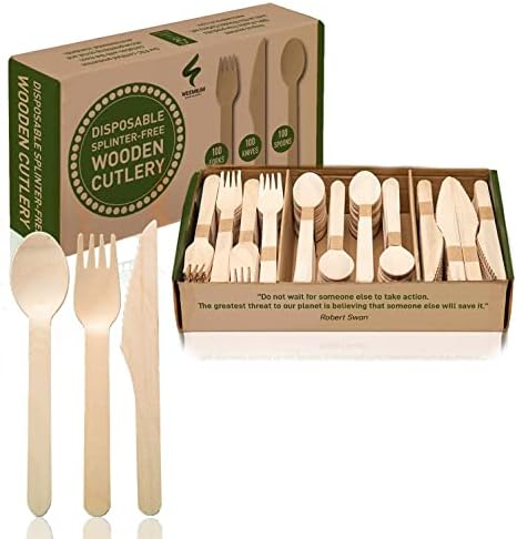 Amazon.com: How Corn Biodegradable Plastic Knives - 120 Pack Disposable ...