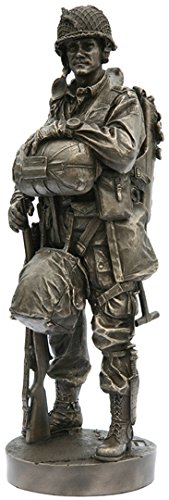 Khaki-Army USA 82nd Airborne 1944 Paratrooper WW II Bronze Cold Cast ...