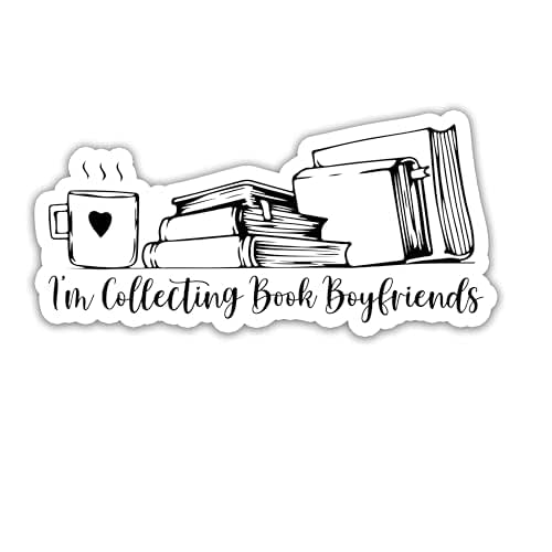 Amazon.com: Alyize I'm Collecting Book Boyfriends Sticker, Bookish ...