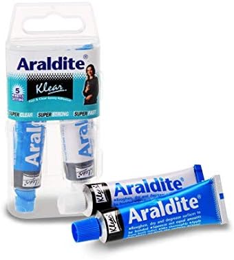 ARALDITE KLEAR 10g (5 minute transparent epoxy adhesive) : Amazon.in ...