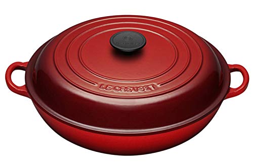 Le Creuset Enameled Cast-Iron 3-1/2-Quart Buffet Casserole, Red ...