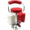 Amazon.com: Kitchen Bar Stool Red Padded : Home & Kitchen