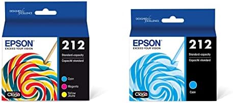 Amazon.com: Epson 212 Claria Ink Standard Capacity Color Combo Pack ...