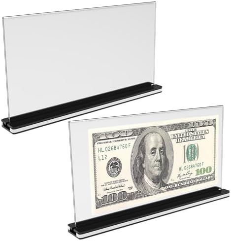 Amazon.com : Dollar Bill Frame, Dollar Bill Currency Display Holder ...