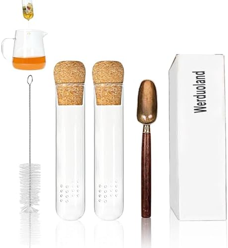 Amazon.com: Supkiir 6Pcs Glass Tea Infusers for Loose Tea, Loose Leaf ...