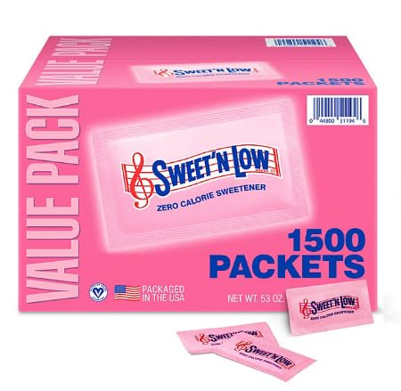 Amazon.com: Sweet Low Zero-Calorie Sweetener 1500 Packets, Sweet and ...