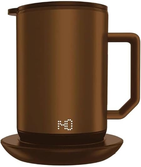 Amazon.com: Self Heating Smart Mug, Temperature control LED indicator ...