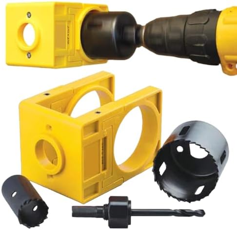 Door Lock Installation Kit, Carbon Steel Door Drill Kit with Guide ...