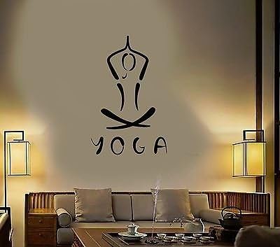 Amazon.com: V-studios Vinyl Decal Yoga Meditation Buddhism Hinduism ...