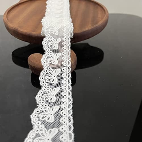 Amazon.com: 5 Yards Cotton Bowknot Eyelet Lace Trim Ribbon for Sewing ...
