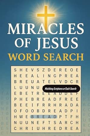 Miracles of Jesus Word Search: A Fun and Faith-Building Bible Puzzle ...