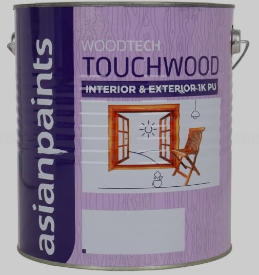 Asian Paint WoodTech Touchwood Interior & Exterior 1KPU 500ML : Amazon ...