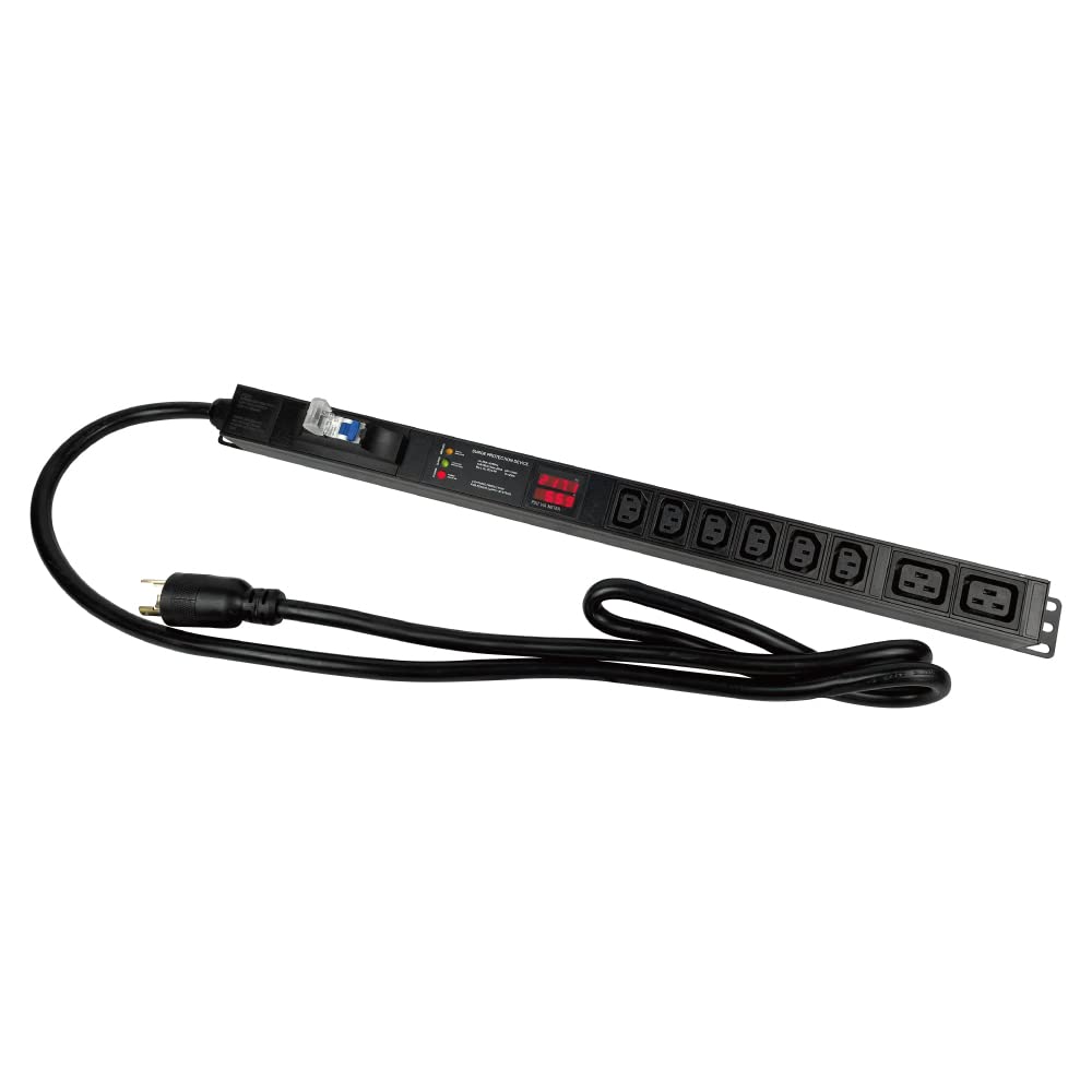 Amazon.com: Metered-Breaker-Surge Protection PDU, 240V, L6-30P, 30A ...