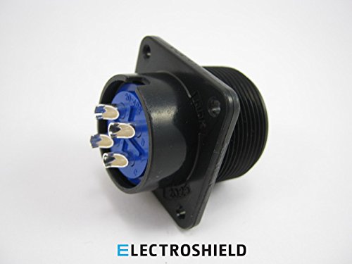 Ddk Electronics D/Ms3102A20-4Py Panel Mount Receptacle 4 Pin - Solder ...