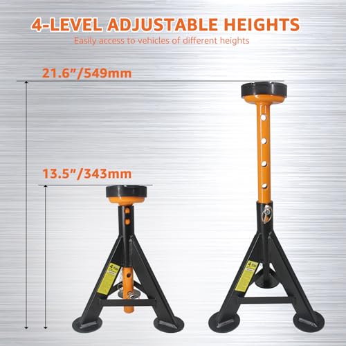 Snapklik.com : BESTOOL Jack Stands 4 Ton, Jack Stand