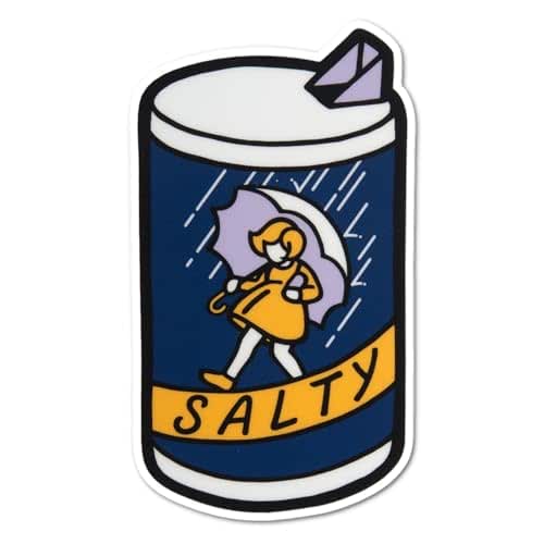 Amazon.com: Sticker Chicago Salty Salt Waterproof Sticker Label Water ...