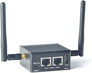 Amazon.com: Nanopi R5C Mini WiFi Router OpenWRT with Dual PCIe 2.5Gbps ...
