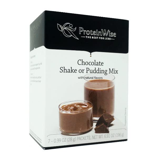 Amazon.com : PROTEINWISE Milk Chocolate Shake or Pudding, High Protein ...