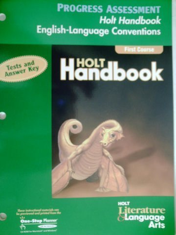 PROGRESS ASSESSMENT Holt Handbook English-Languague Convention TESTS ...