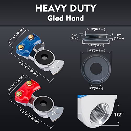 Snapklik.com : Dazakoot 15FT Air Line Hose Kit, 3-in-1 ABS & Power ...