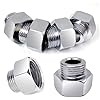 Amazon.com: Water Line Adapter 4 Pack, 1/2" Female to 3/8" Male Reducer ...