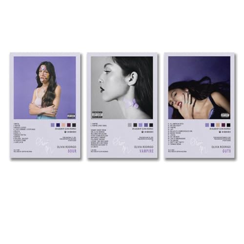 Buy 3 PCS Olivia Rodrigo Album Cover GUTS Olivia Rodrigo Album Cover ...