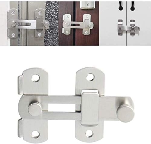 4 inch Stainless Steel Bar Latch Safety Door Lock Gate Latches Pet Door ...