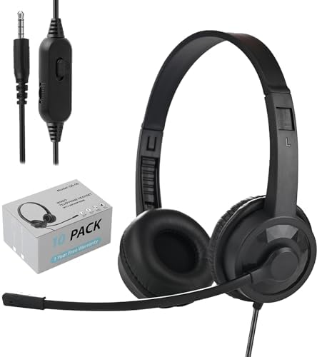Amazon.com: Ladont Bulk Headset with Microphone for Classroom School ...