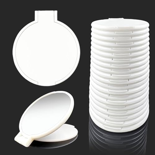 Amazon.com: Jetec Compact Mirrors Bulk Gifts Mini Round Folding Mirrors ...