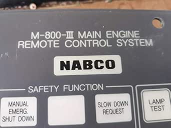 NABCO M-800-III Main Engine Remote Control System: Amazon.com: Tools ...
