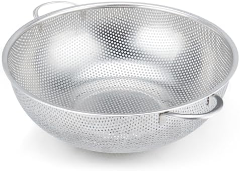 Amazon.com: Snailhouse Colander, 5 Quart Kitchen Stainless Steel Metal ...