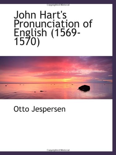 John Hart's Pronunciation of English (1569-1570) | Amazon.com.br