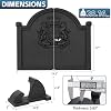 Amazon.com: G GOOD GAIN Fireplace Back Plates - Firebacks for Fireplace ...