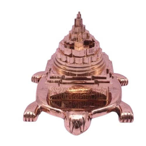 Buy Copper Tortoise Meru Shri Yantra 6 Inches Online at Low Prices in ...