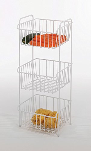 Buy Delfinware White 3 Tier Vegetable Rack Online at desertcartSouth Africa